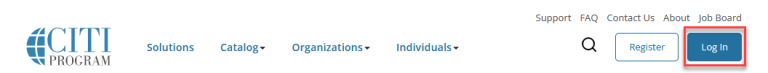 Logging Into CITI – WHOI Staff - Office of the General Counsel